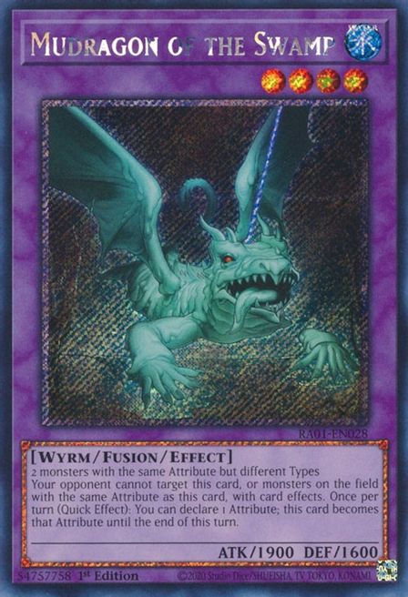 Mudragon of the Swamp (Platinum Secret Rare) - 25th Anniversary Rarity ...