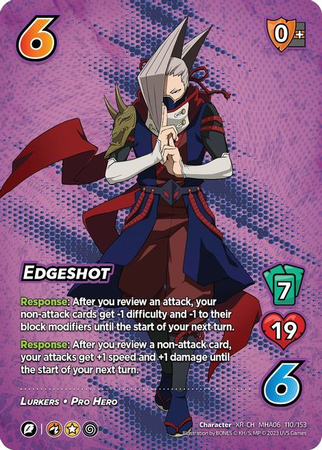 Edgeshot (XR) - UniVersus: My Hero Academia: Jet Burn - UniVersus