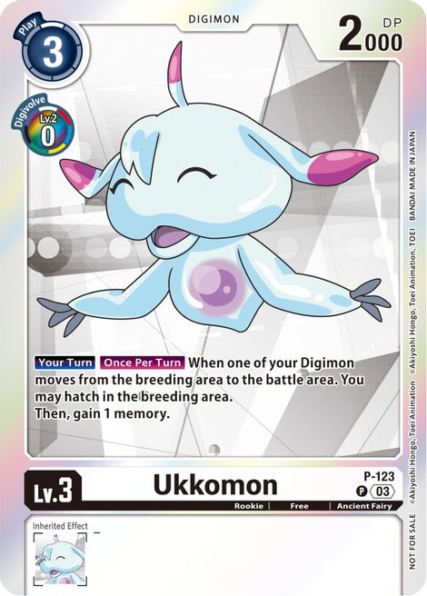 Ukkomon - P-123 (Tamer Party Pack -The Beginning- Ver. 2.0) - Digimon ...