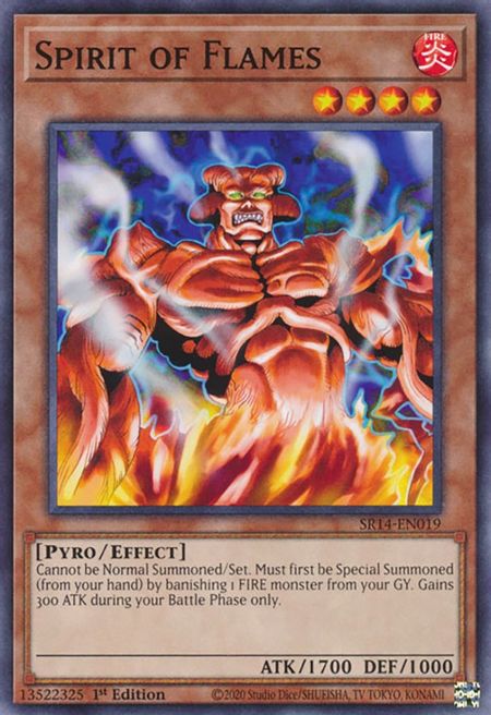 Spirit of Flames - Structure Deck: Fire Kings - YuGiOh