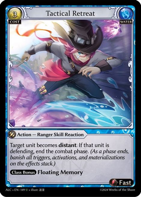 Tactical Retreat - Alchemical Revolution - Grand Archive TCG