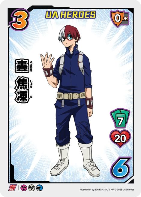 Shoto Todoroki (UA Heroes OVA Promo) - UniVersus: My Hero Academia Promo Cards - UniVersus