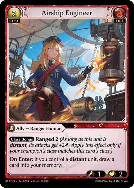 Airship Engineer - Alchemical Revolution Starter Decks - Grand Archive TCG