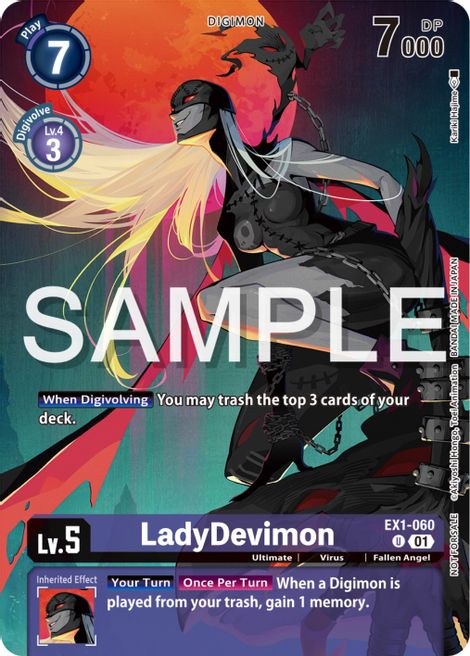 LadyDevimon (Digimon Illustration Competition Pack 2023) - Classic ...