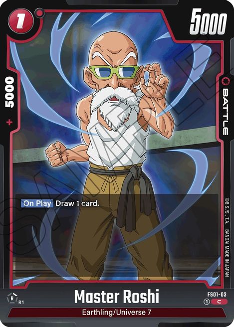 Master Roshi - Starter Deck 1: Son Goku - Dragon Ball Super: Fusion World