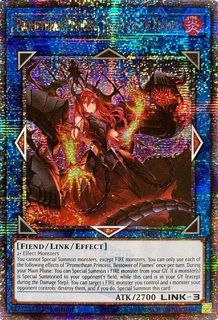 Promethean Princess, Bestower of Flames (Quarter Century Secret Rare ...