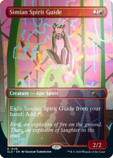 Simian Spirit Guide (Rainbow Foil) - Secret Lair Drop Series - Magic: The Gathering