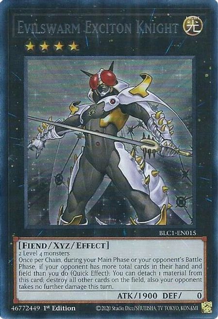Evilswarm Exciton Knight (Silver) - Battles of Legend: Chapter 1 - YuGiOh