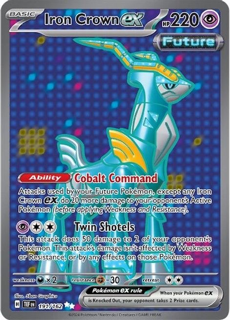 Iron Crown ex - 191/162 - SV05: Temporal Forces - Pokemon