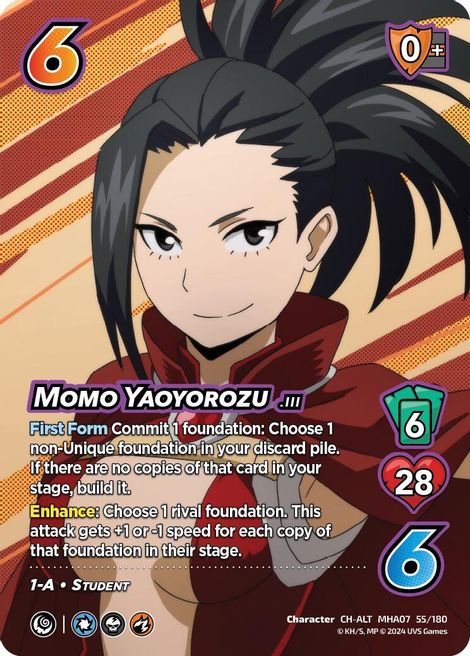 Momo Yaoyorozu (Alternate Art) - UniVersus: My Hero Academia: Girl ...