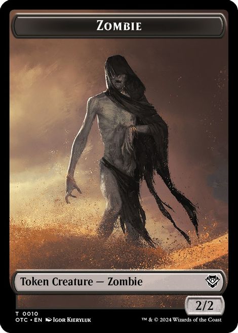 Zombie // Ox Double-Sided Token - Commander: Outlaws of Thunder ...