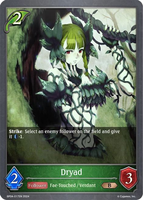 Dryad - BP04: Cosmic Mythos - Shadowverse: Evolve