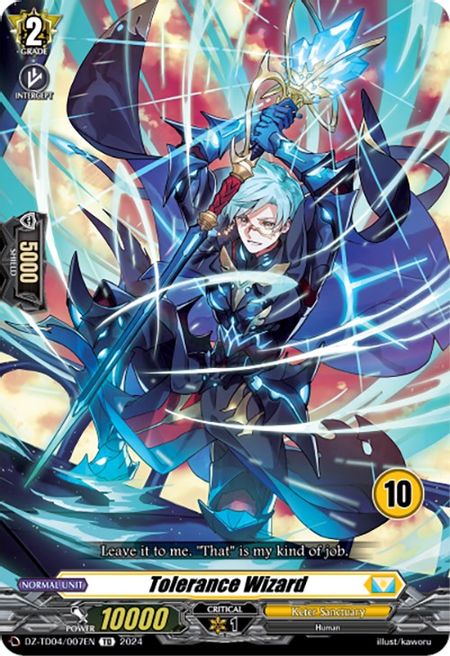 Tolerance Wizard (10) - DZ-TD04: Start Up Trial Deck "Keter Sanctuary" - Cardfight Vanguard