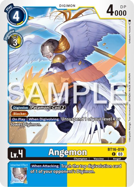 Angemon - Beginning Observer - Digimon Card Game