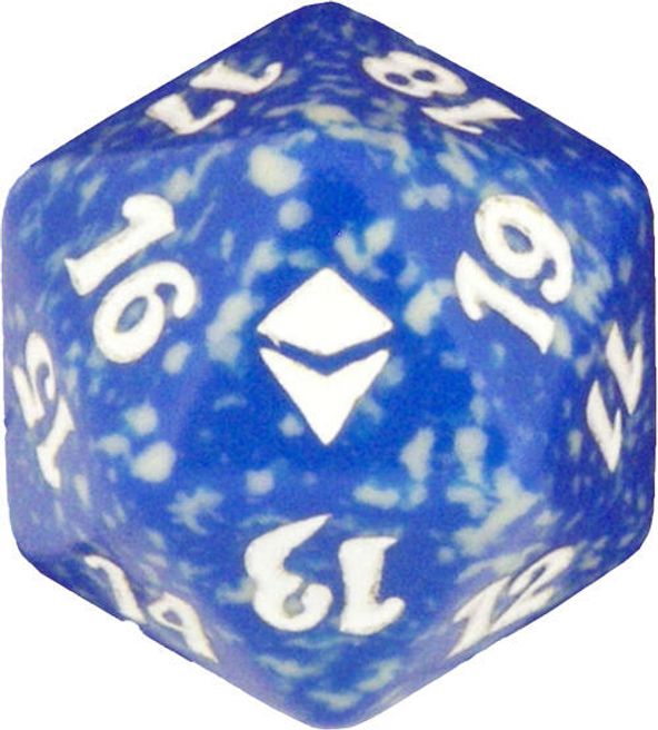 Zendikar Spindown Die - Blue - Wizards of the Coast Dice - Life Counters