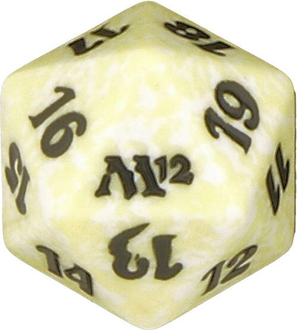 Magic 2012 (M12) Spindown Die - White - Wizards of the Coast Dice ...