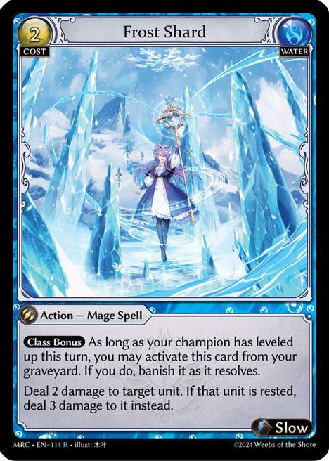 Frost Shard - Mercurial Heart - Grand Archive TCG