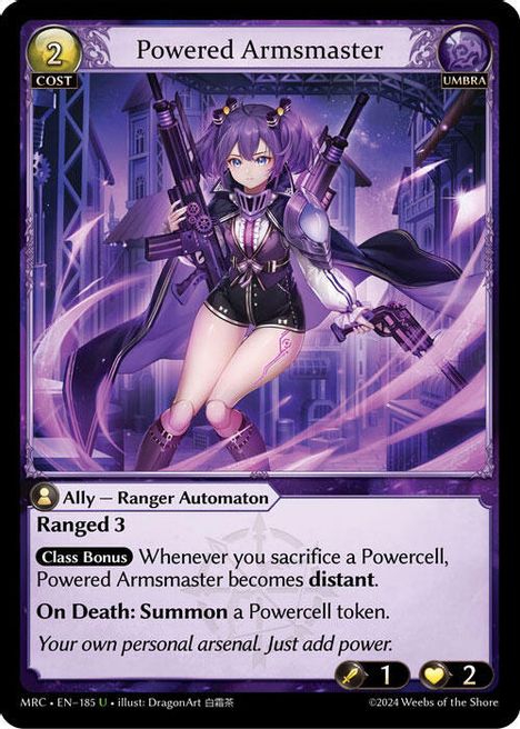 Powered Armsmaster - Mercurial Heart - Grand Archive TCG