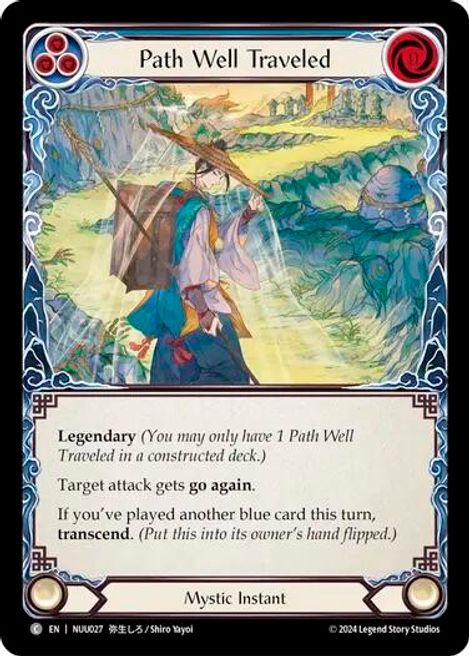 Path Well Traveled - Blitz Deck: Part the Mistveil - Nuu - Flesh and Blood TCG