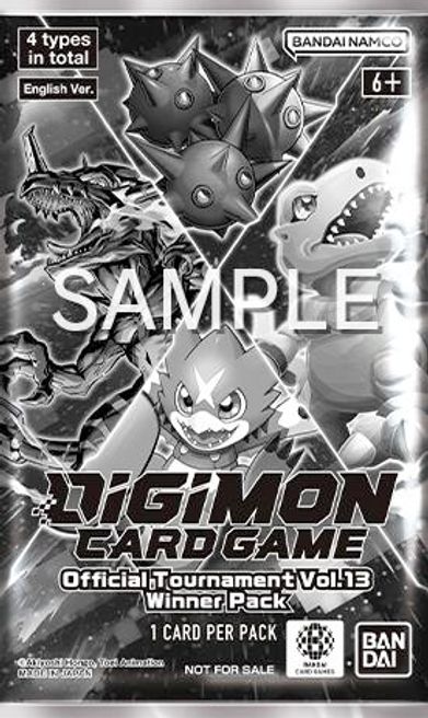 Official Tournament Vol.13 Winner Pack - Digimon Promotion Cards ...