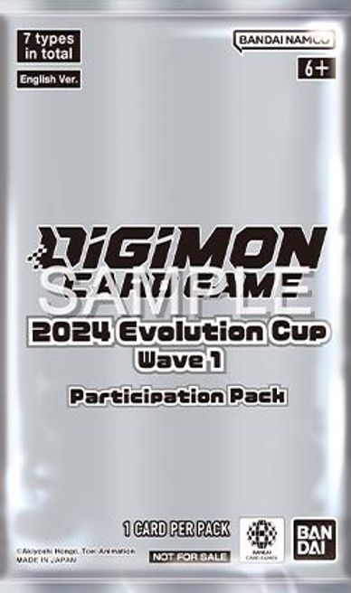 2024 Evolution Cup - Wave 1 Participation Pack - Digimon Promotion ...