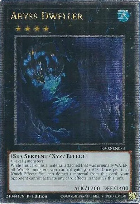 Abyss Dweller (Quarter Century Secret Rare) - 25th Anniversary Rarity ...
