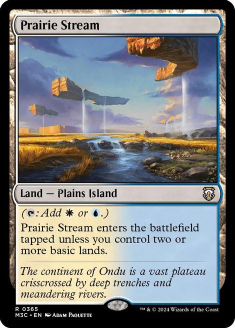 Prairie Stream (Ripple Foil) - Commander: Modern Horizons 3 - Magic ...