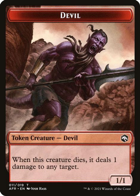 Devil // Vecna Double-sided Token - Adventures in the Forgotten Realms ...