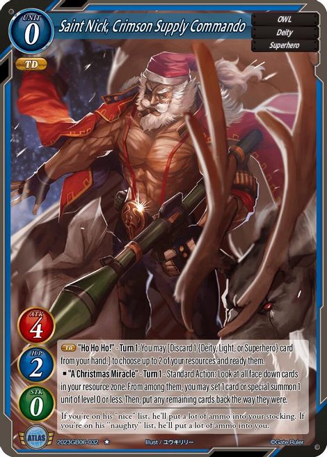 Saint Nick, Crimson Supply Commando - The Demonic & the Divine - Gate Ruler