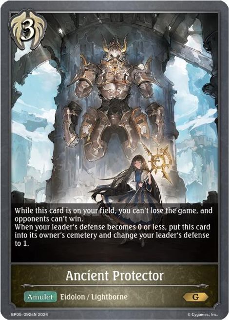 Ancient Protector - BP05: Omens Eternal - Shadowverse: Evolve