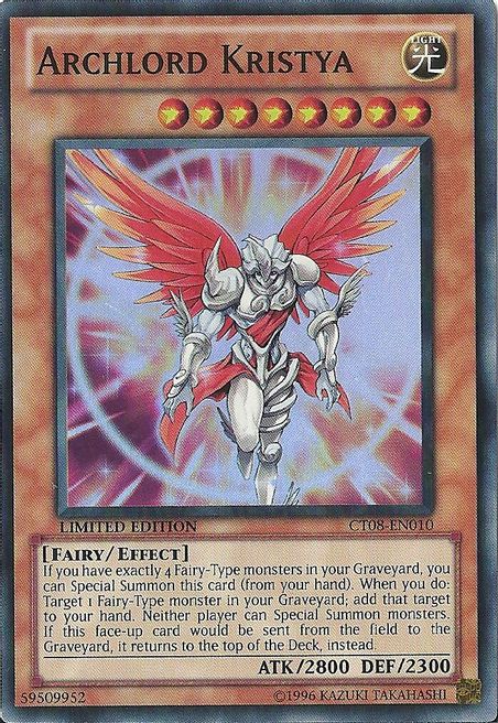 Archlord Kristya - 2011 Collectors Tins - YuGiOh
