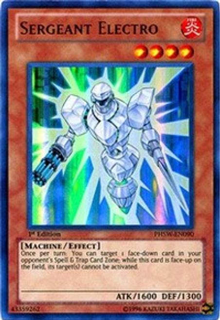 Sergeant Electro - Photon Shockwave - YuGiOh