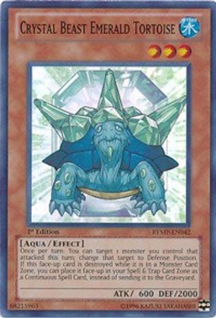 Crystal Beast Emerald Tortoise - Ra Yellow Mega Pack - YuGiOh