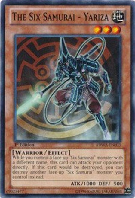 The Six Samurai - Yariza - Structure Deck: Samurai Warlords - YuGiOh