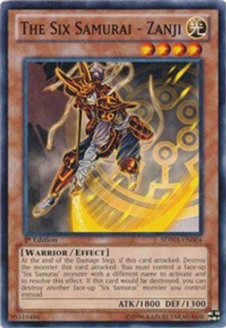 The Six Samurai - Zanji - Structure Deck: Samurai Warlords - YuGiOh