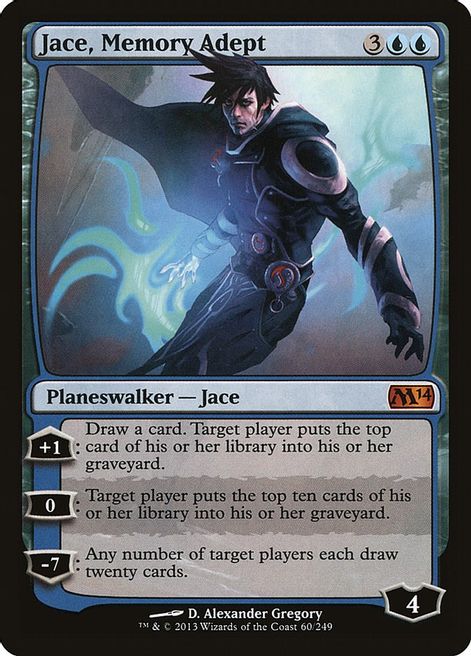Jace, Memory Adept - Magic 2014 (M14) - Magic: The Gathering