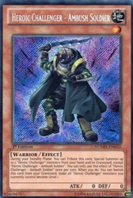 Heroic Challenger - Ambush Soldier - Number Hunters - YuGiOh