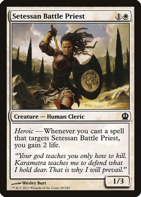 Setessan Battle Priest - Theros - Magic: The Gathering
