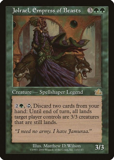 Jolrael, Empress of Beasts - Prophecy - Magic: The Gathering ...