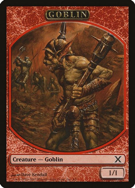 Goblin Token - 10th Edition - Magic: The Gathering