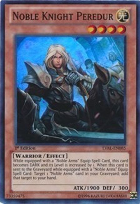 Noble Knight Peredur - Legacy of the Valiant - YuGiOh
