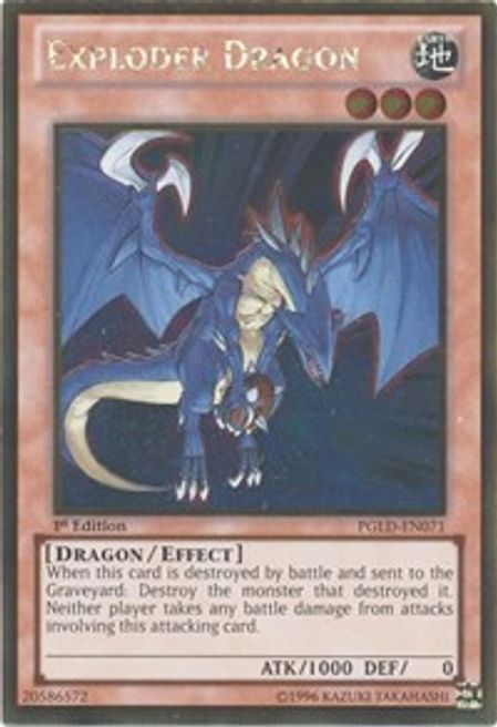 Exploder Dragon - Premium Gold - YuGiOh
