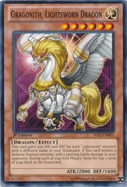 Gragonith, Lightsworn Dragon - Structure Deck: Realm of Light - YuGiOh