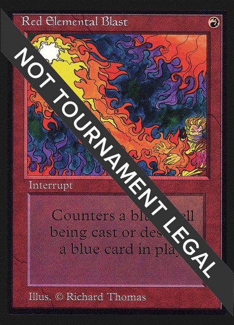 Red Elemental Blast (IE) - International Edition - Magic: The Gathering
