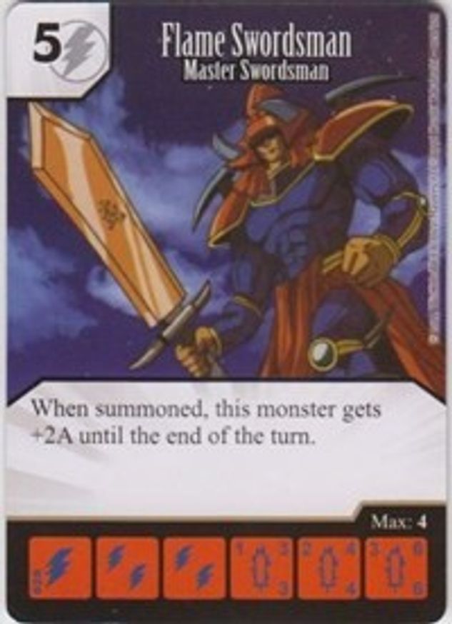 Flame Swordsman - Master Swordsman - Yu-Gi-Oh! Series One - Dice Masters