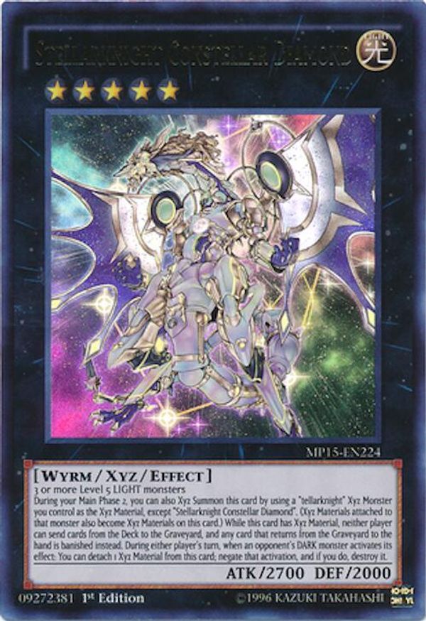 Stellarknight Constellar Diamond - 2015 Mega-Tins Mega Pack - YuGiOh