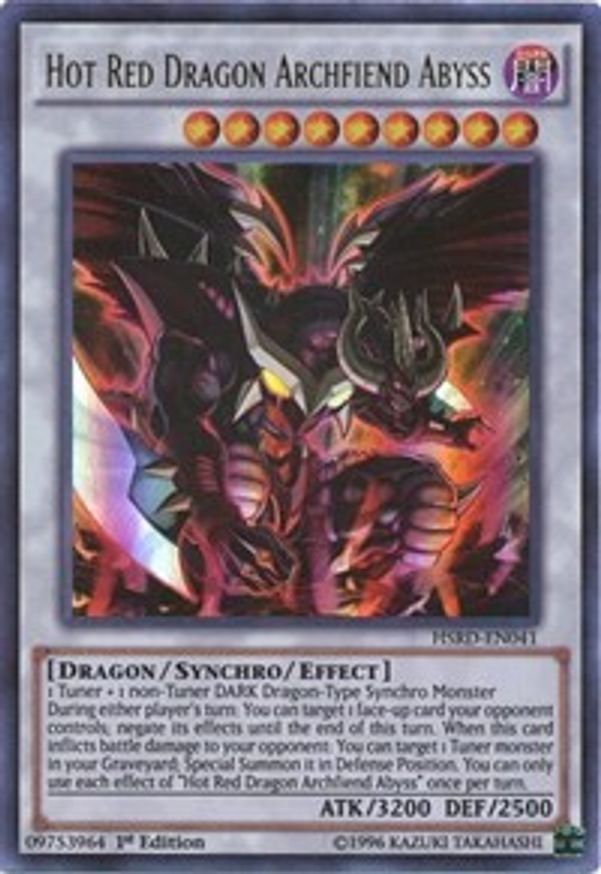 Hot Red Dragon Archfiend Abyss - High-Speed Riders - YuGiOh