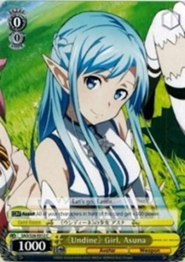 Undine Girl, Asuna - Sword Art Online Vol.2 - Weiss Schwarz