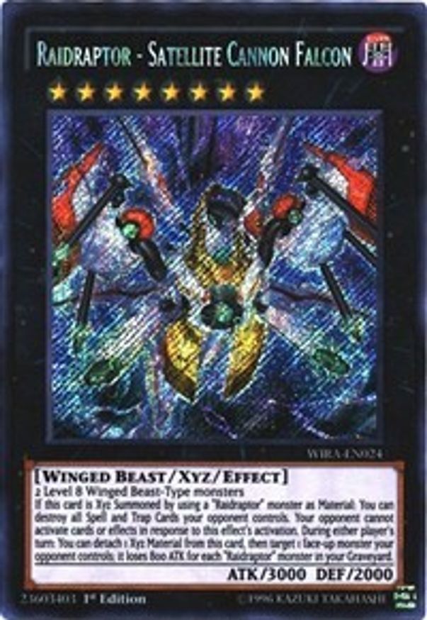Raidraptor - Satellite Cannon Falcon - Wing Raiders - YuGiOh