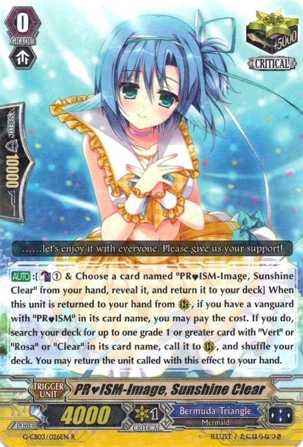 PRISM-Image, Sunshine Clear - G-CB03: Blessing of Divas - Cardfight Vanguard